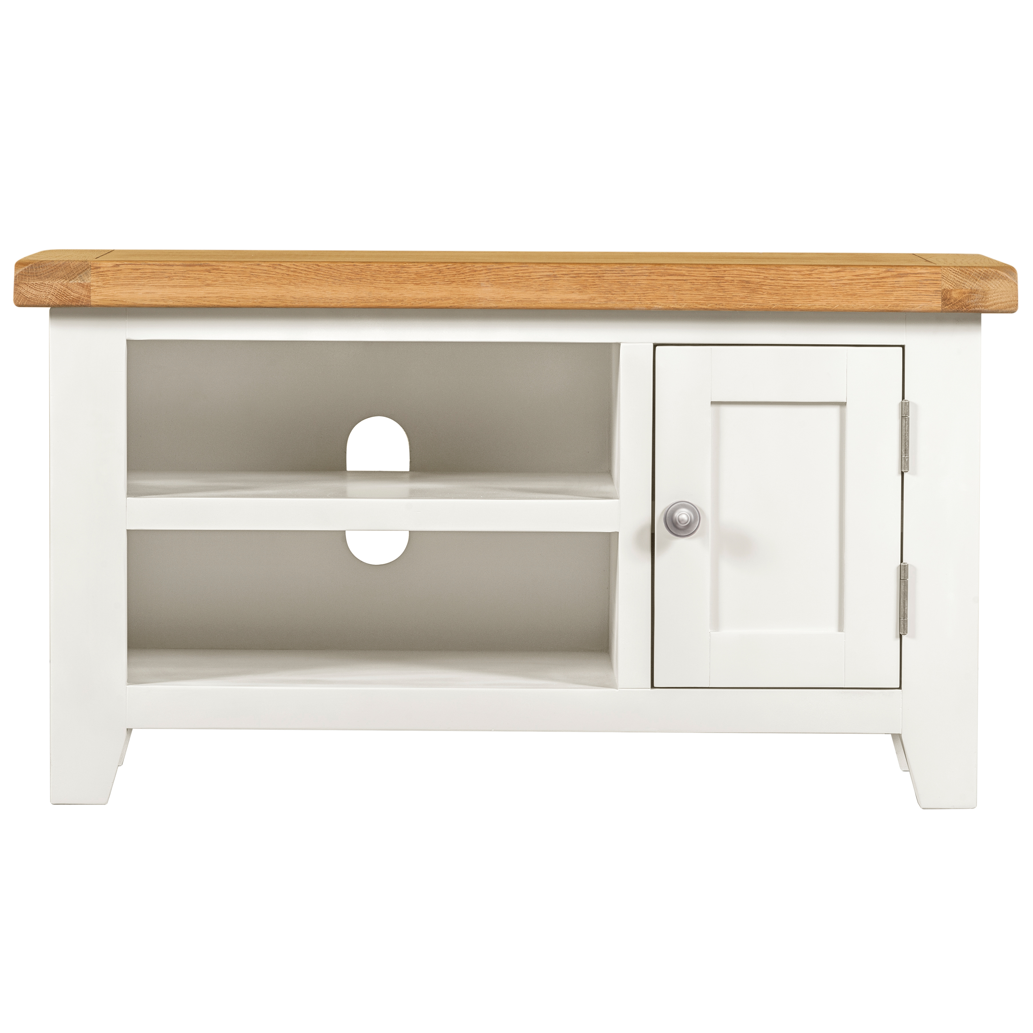 Willow White Small TV Unit | The Haven Home Interiors