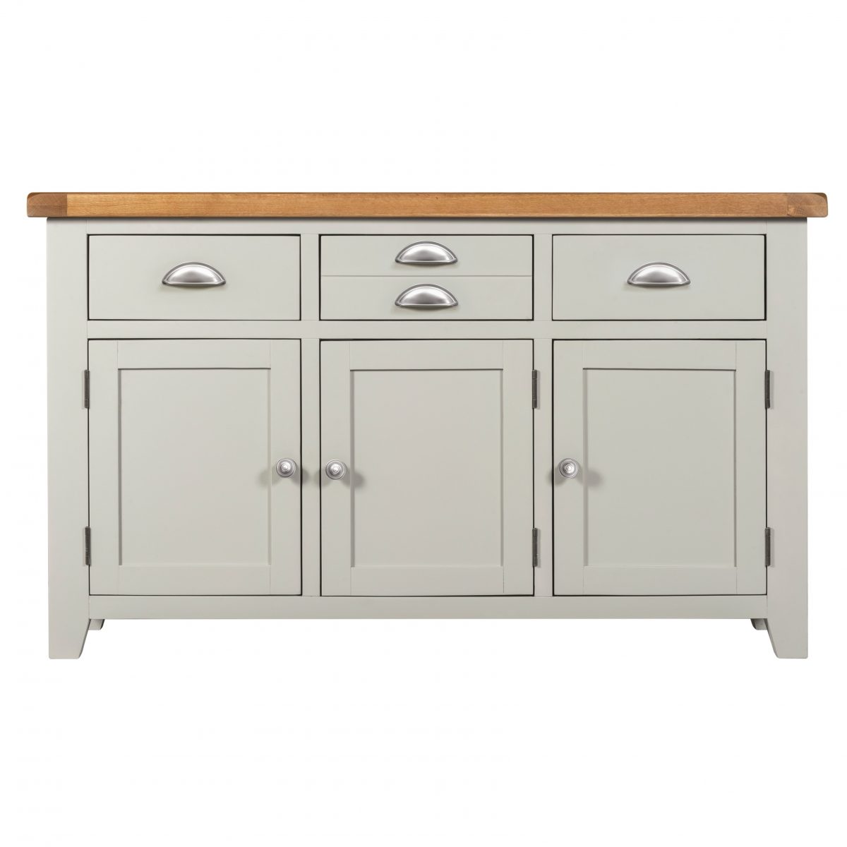 Willow Grey 3 Doors 3 Drawers Sideboard | The Haven Home Interiors