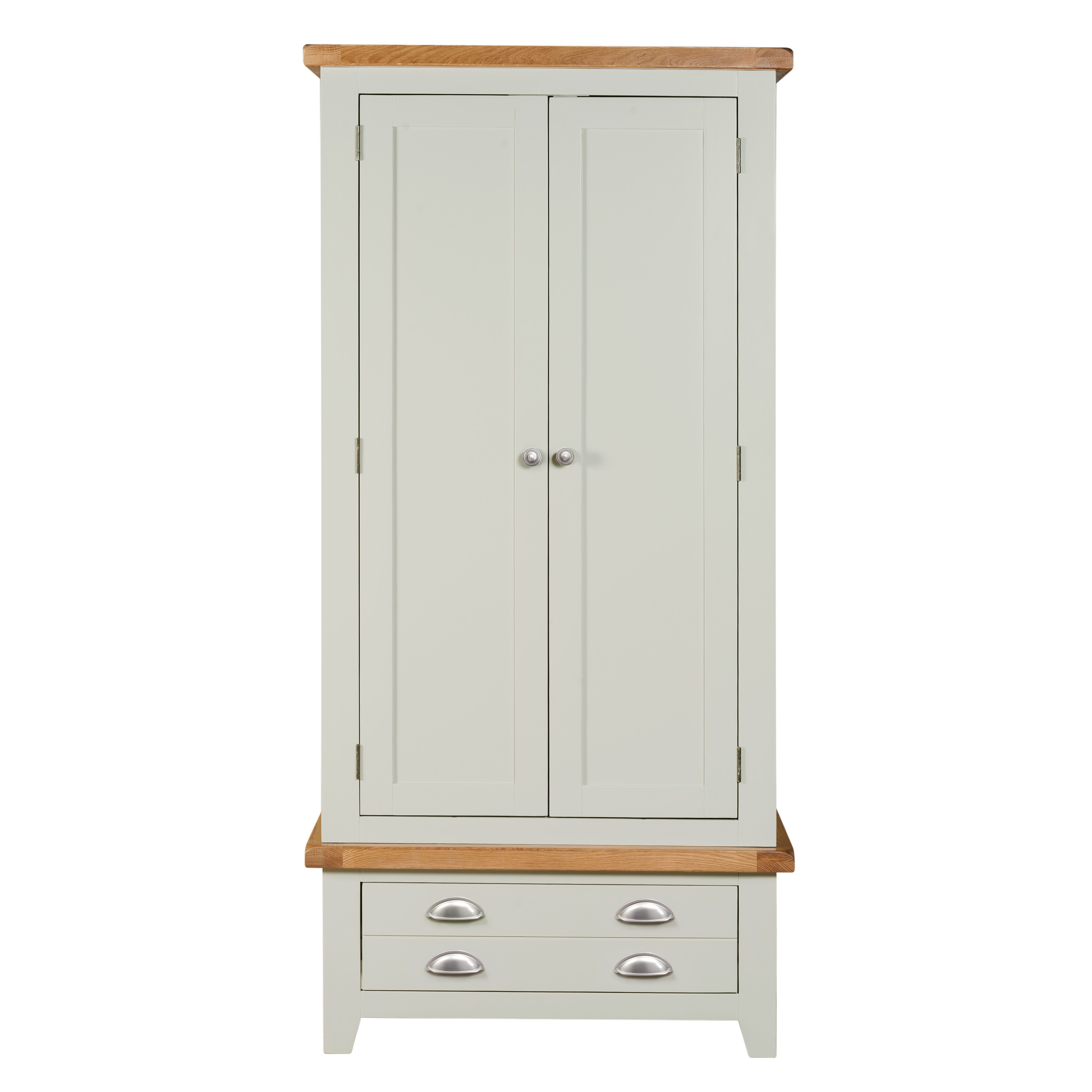 Willow Grey Double Wardrobe | The Haven Home Interiors