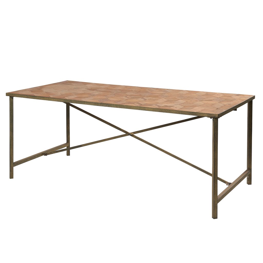 Liberty Bay Parquet Top Dining Table | The Haven Home Interiors