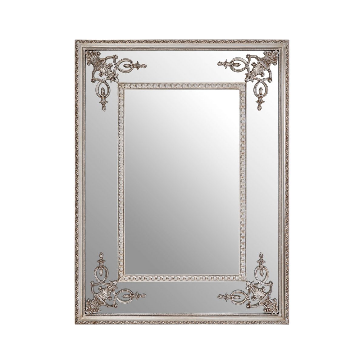 Cannes Champagne Bead Frame Wall Mirror | The Haven Home Interiors