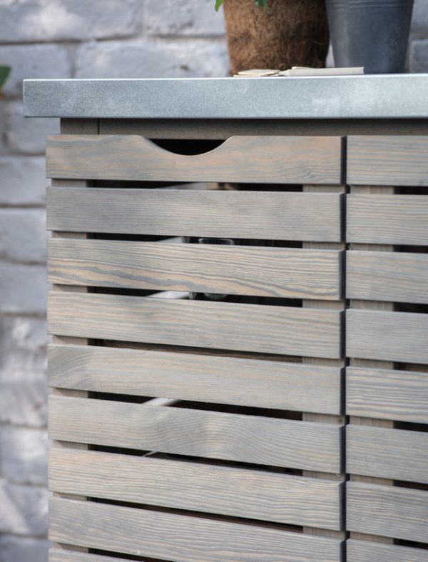Aldsworth Slatted Storage Unit | The Haven Home Interiors